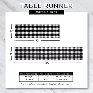 DII Farmhouse Braided Stripe Table Runner Collection, 15x72 (15x77, Fringe Included), Stone
