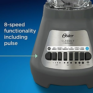 Party Blender With XL 8-Cup Capacity Jar And Blend-N-Go Cup, 8 SPEEDS, Stainless Steel Blade Cuts