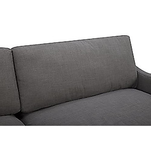 Amazon Brand – Stone & Beam Rustin Contemporary Deep-Seated Sofa Couch, 89"W, Grey