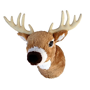 ADORE 13" Boone the Whitetail Deer Plush Stuffed Animal Walltoy Wall Mount