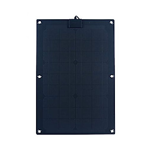Nature Power 56702 25-watt Semi-Flex Monocrystalline Solar Panel for 12-volt Charging