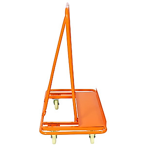 Heavy Duty Drywall Sheet Cart & Panel Dolly 1600lbs Load Capacity, Casters with Brake, Steel Construction, Powder-Coated Finish Resisting Rust and Scratching, Secure & Stable Design, Smooth Mobility