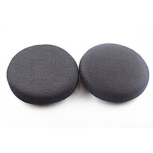 VEKEFF 2 Pairs Black Stretchable Washable Earcup Cover Fabric Headphone Cover for Most On Ear Headphones with 7~8.5cm Earpads