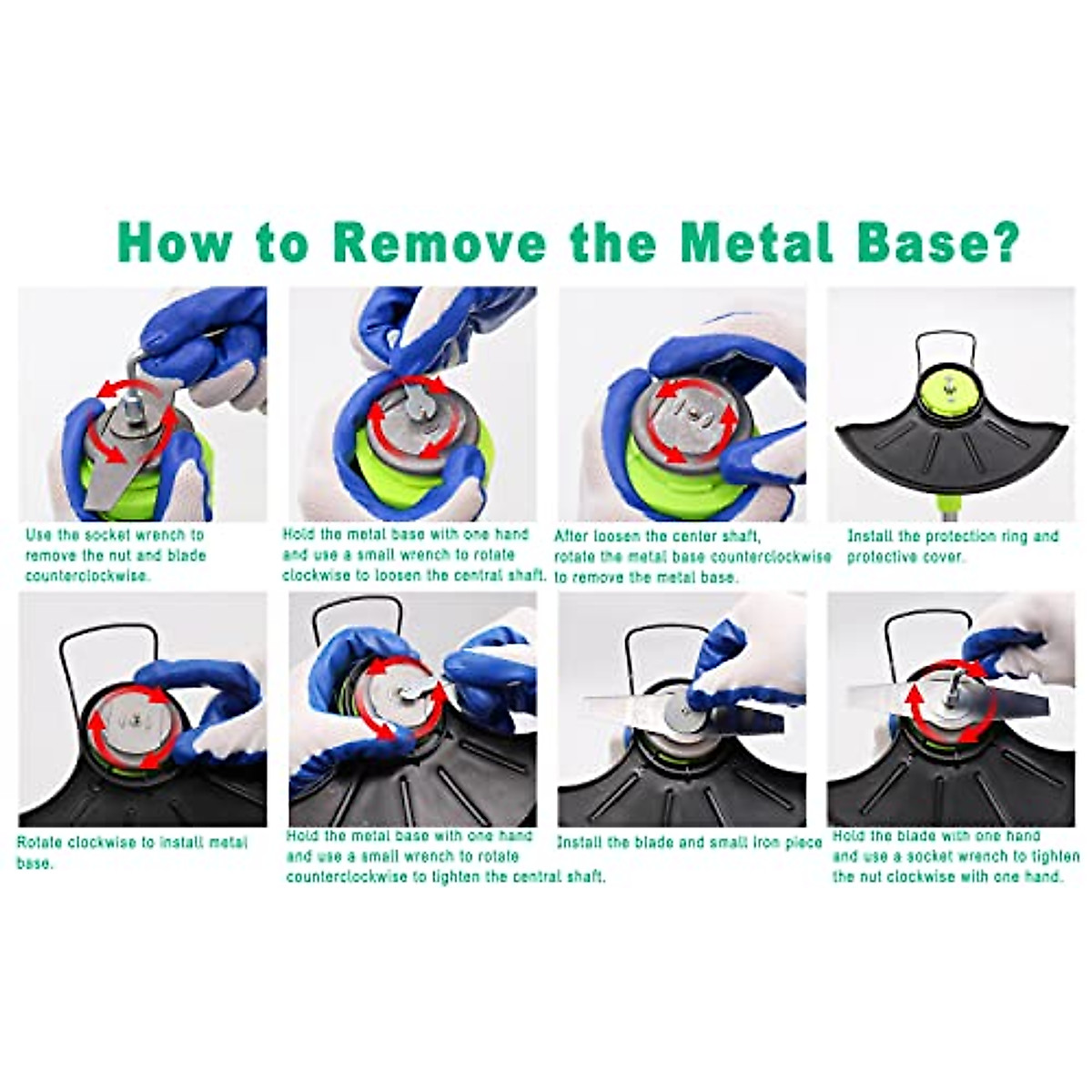 Cordless Lawn Trimmer Weed Wacker - GardenJoy 12V Grass Trimmer Lawn Edger with 2.0Ah Li-Ion Battery Powered and Cutting Blade, Electric Weed Trimmer Tool for Garden and Yard