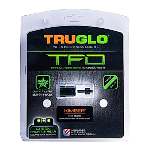 TRUGLO Brite-Site TFO Green Kimber Handgun Sights (TG131KT)
