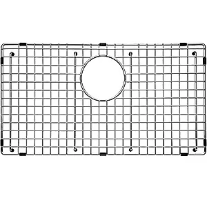 Serene Valley Sink Bottom Grid 24-1/8" X 13-1/8", Rear Drain with Corner Radius 3/16", Sink Protector NDG2413R