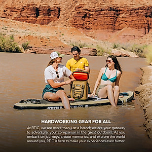 RTIC Refreezable Reusable Cooler Ice Packs Cold Ice Chest Pack Long-Lasting with Break-Resistant Design, for Food and Drink, Perfect for Travel and Storage, Large (2 Pack)