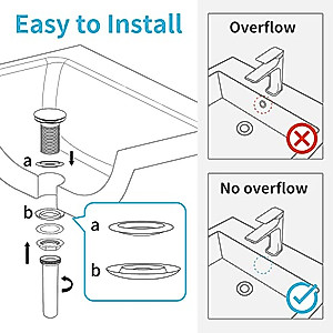 EAARSUO Bathroom Sink Pop Up Drain Without Overflow, Vessel Sink Drain with Detachable Filter Basket, Anti-Corrosion and Anti-Clogging Sink Pop Up Drain Stopper (Brushed Gold)