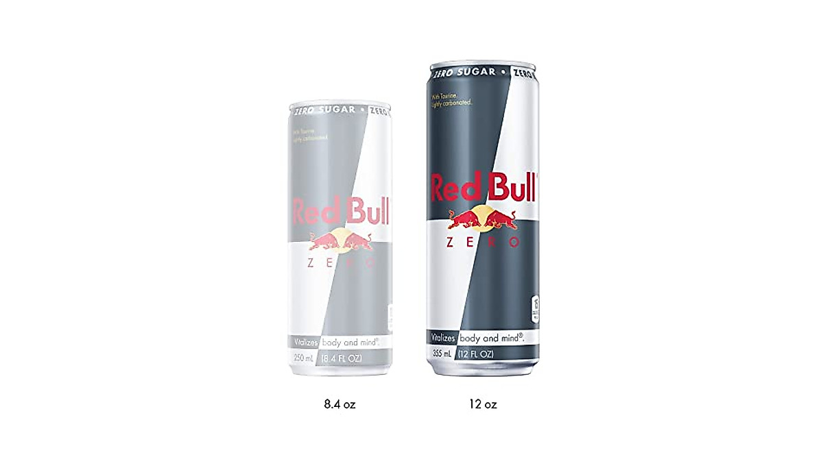 Red Bull Zero Energy Drink 24 Pack - Sugar-Free & Caffeinated