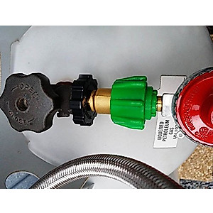 Onlyfire Universal Fit Propane Tank Adapters POL to QCC1 Wrench to Hand Tighten Old to New Style