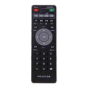 Set-Top Box Learning Remote Control for Unblock Tech Ubox Smart TV Box Gen 1/2/3