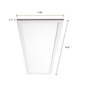 Sylvania LED 1'x4' 3A Back-Lit Flat Panel, Efficient 30W, 120-277V, Dimmable, 5000K Daylight, 1 Pack