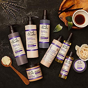 Carol's Daughter Black Vanilla Edge Control for Curly, Wavy or Natural Hair, Clear Edge Smoother for Dry, Dull or Brittle Hair, 2 Oz