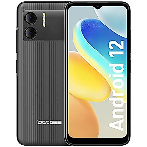 DOOGEE Unlocked Android Phone 2023, X98 PRO 9GB+64GB Android 12 Cell Phones, Helio G25 Octa Core, Dual 4G Phones Unlocked, 6.5" FHD+ Display Smartphone, 4200mAh, Face ID, T-Mobile, US Version
