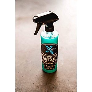 Liquid X Interior Detail - Lightly Cleans & Adds UV Protection - Quick Interior Detailer Leaves Non Greasy Finish (16 oz)