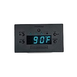Coolerguys Programmable Thermostat Fan Controller Kit for Standard 3pin Fans