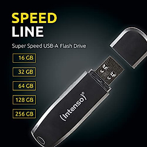Intenso Speed Line USB Flash Drive 64 GB Black