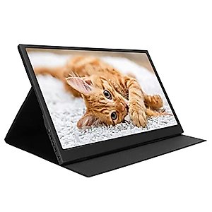 Hosi Portable Monitor, Split Screen Mode Laptop Monitor Support Micro USB USBC Mini HD Multimedia Interface for Playing Games