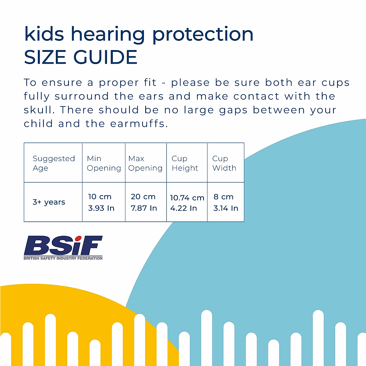 Banz Kidz Earmuffs 2 Years & Older – Lagoon Blue - Loud Noise Cancelling Kids Headphones & Toddler Ear Muffs, Size Adjustable