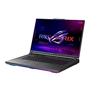 ASUS ROG Strix G16 Gaming Laptop, 13th Intel i7-13650HX 14-Core, 16" FHD+ 165Hz Display, NVIDIA GeForce RTX 4060 8GB DDR6, 32GB DDR5 2TB SSD, RGB Backlit Keyboard, Wi-Fi 6E, Thunderbolt4, Win11 Home