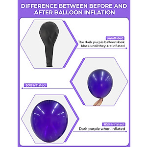 Purple Balloons Garland Arch Kit,132pcs Lavender Lilac Balloons Different Sizes 18/12/10/5 Inch,Pastel Purple Balloons for Graduation Birthday Baby Shower Wedding Party