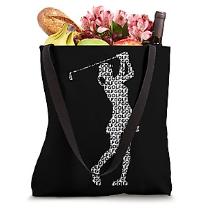 Golf Graphic Golfing Golf Car Golf Course Golf Player Sports Tote Bag