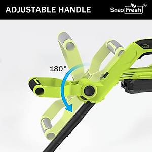 Cordless String Trimmer - SnapFresh Battery Operated LawnTrimmer, 20V Line String Trimmer with Battery & Charger for Adjustable Angle Cutting, Lightweight String Trimmer / Edger in Garden & Outdoor