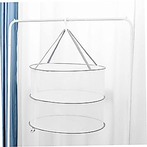 Alipis Double Clothes Basket Dish Drying Rack Large C Fold Towels Mesh Bra Mesh Drying Rack Socks Drying Hanger Clothes Drying Net Underwear Drying Net Socks Drying Mesh Net Grey Mesh