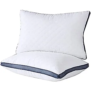 Meoflaw Pillows for Sleeping(2-Pack) , Luxury Hotel Gel Pillow ,Bed Pillows for Side and Back Sleeper (Queen)