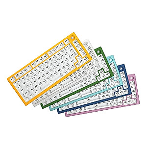 GLORIOUS Top Frame for GMMK PRO - 75% Keyboard with Knob Gaming - Aluminum Mounting Frame for Custom Mechanical Keyboard for PC Gaming and Programming (E-White)