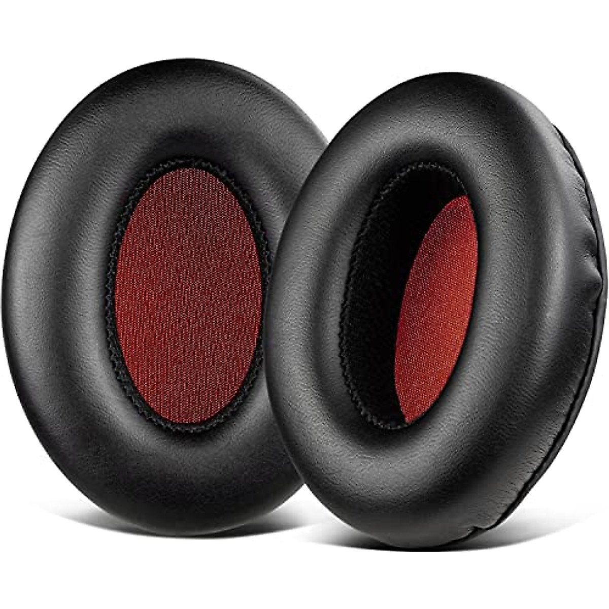 SOULWIT Protein Leather Earpads Replacement for Sennheiser Momentum 1.0 Over/Around Ear Headphones, Ear Pads Cushions with High-Density Noise Isolation Foam