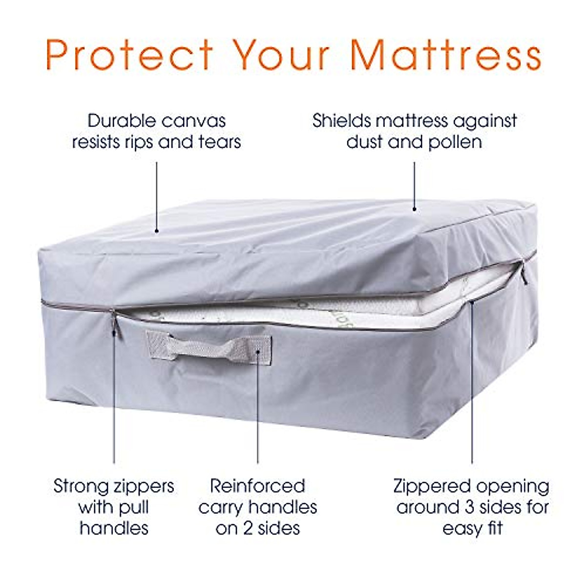 Cheer Collection Storage Case Trifold Folding Mattress (Fits 25" Wide Mattress)