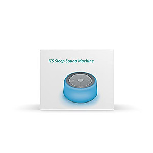 White Noise Machine, Sleep Sound Machine with 30 Soothing Sounds, 7 Color Baby Night Lights, Full Touch Control, Timer and Memory Features, Plug in, Sound Machine for Baby, Adults