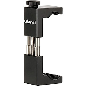 Ulanzi Aluminum 1/4'' Phone Tripod Mount for iPhone 13 Pro Max X 8 Samsung Smartphones with Adapter Mount for Gopro Hero 10 9 8 Session Xiaomi Yi 4K SJCAM SJ4000 Eken H9 Action Camera Accessory