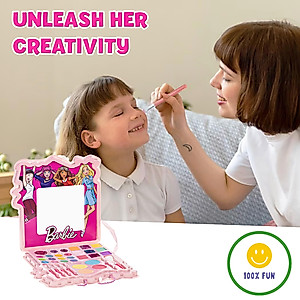 Disney’s The Little Mermaid Eye Lip and Face Beauty Soft Case Makeup Pallete for Girls Ages 3+ Perfect for Parties, Sleepovers & Makeovers