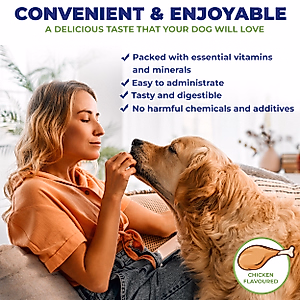 PregnaPaws Dog Pre-Natal & Post-Natal Supplement - Essential Nutrients for Pregnant & Nursing Dogs (Prenatal Vitamins)