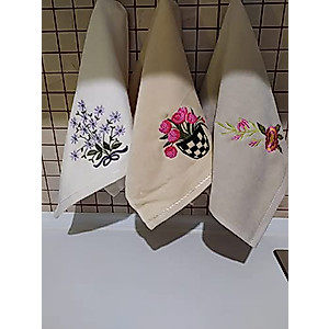 Georgiabags 3 Pack Assorted Towels- Cotton Terry Velour Fingertip Golf Hand Towels 11"x18", Sport, Gym, Home Towels