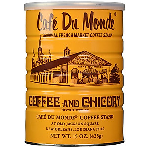 Cafe Du Monde Coffee and Chickory and French Roast Bundle. New Orleans Coffee Bundle Includes One 15 ounce Original Coffee And One 13 Ounce