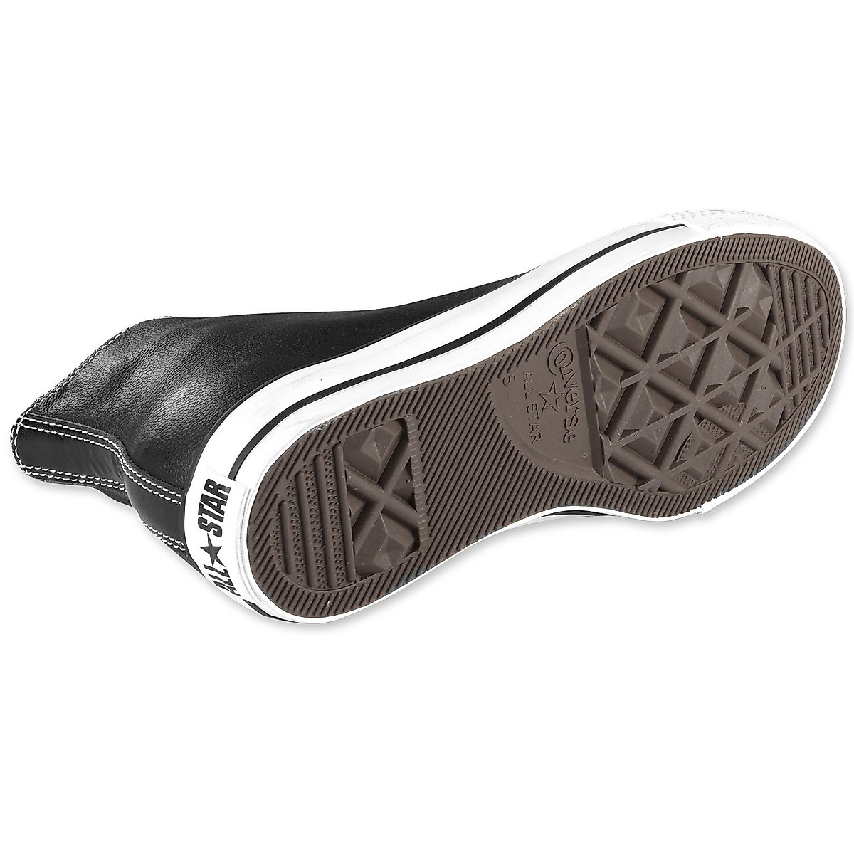 Converse Unisex Chuck Taylor All Star Leather High Top Shoe Black 11 M US, 13 Women/11 Men