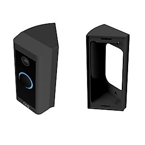 Mars Outpost Corner Mount for RingWired Corner Mounting Bracket 45 Degree Wedge Slim & Strong Mount,Black