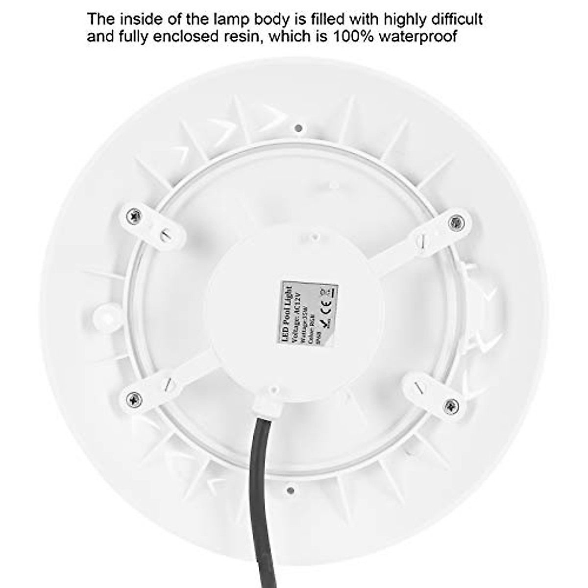 Wosune Landscape Lights, Pool Light Practical for Underwater Lighting for Garden Engineering Design for Public Fountain Squares for Courtyard Swimming Pools(SL-8001)