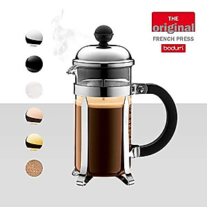 Chambord Coffee Maker 3 Cup 0.35 Liter 12 Ounce Shiny