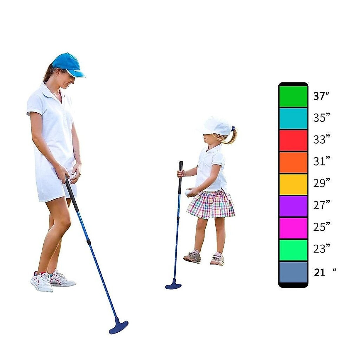 FANMIE putters for Men and Children Right Handed and Left 2-Way Kid Putter Mini Putter for Kids Retractable Hand Exerciser(Black)