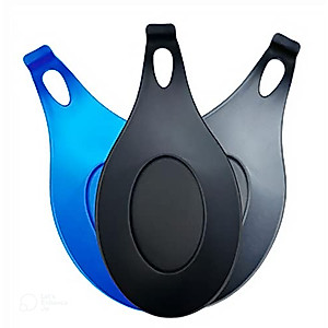 Silicone Spoon Rests"sets of 3": Keep Countertops Clean