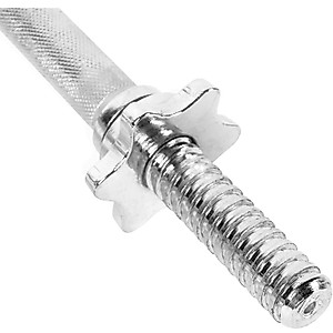 Ader Regular 72 X1 Threaded Bar for Olympic Bench, POwer Racks total w/Dumbbells weights 100 Lbs.