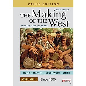 Loose-leaf Version for The Making of the West, Value Edition, Volume 2: Peoples and Cultures