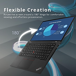 Lenovo 2022 Thinkpad T14 14" WQXGA FHD IPS 300 nits Business Laptop, Intel Core i5-1235U (Beats i7-1165g7), 16GB RAM, 512GB PCIe SSD, Backlit Keyboard, Windows 10 Pro, Black, 32GB USB Card