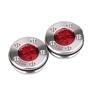 NA 2pcs Red Clover Golf Custom Weights for Titleist Scotty Cameron Newport Studio California Putters (2x15g)
