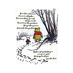 Jvolxui Cute Cartoon Bear Blanket Super Soft Flannel Blanket Luxury Warm Plush Bedding for Sofa Living Room Bedroom, Black2, S 50''x40''