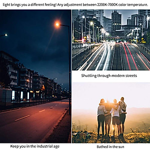 YQL Solar Street Light Outdoor 300W Parking lot Light Waterproof Dusk to Dawn Motio Sensor Large Big Bright Commercial Solar Powered Ligth White for Outside